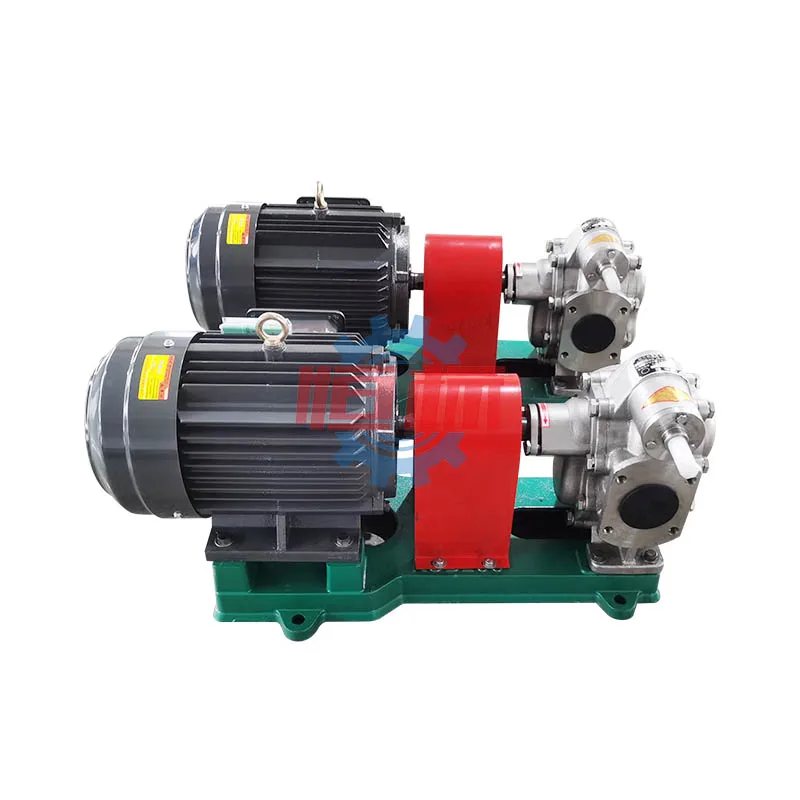 Explosion Proof Electric Motor Hydraulic Gear Pump For Diesel Gasoline ...