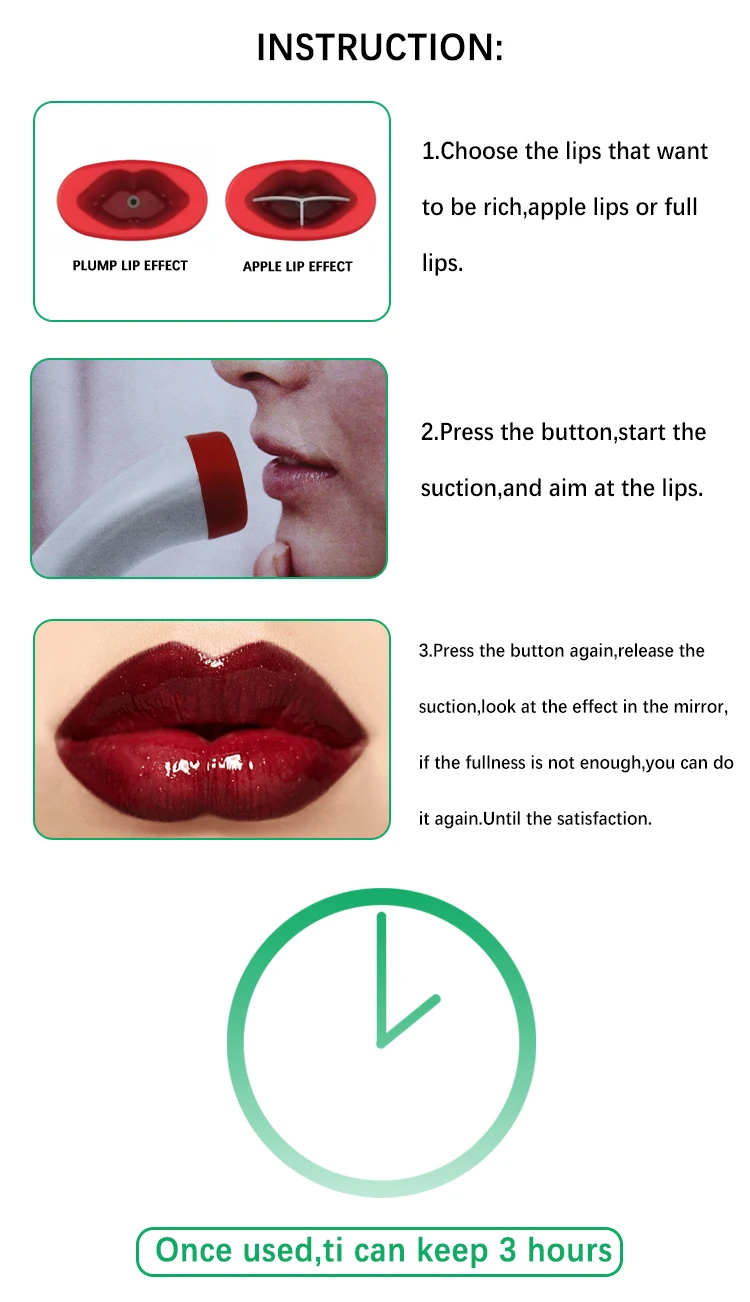 Amazon Vibrating Lip Plumper Lip Plumper Device Enhancement Sexy Bigger ...