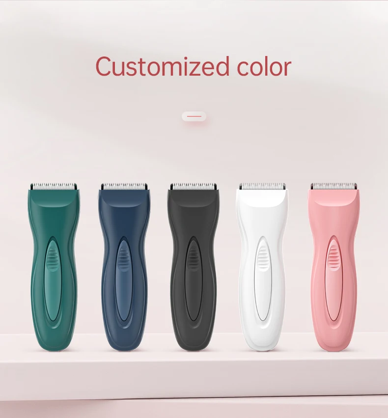 Electric Body Pubic Hair Trimmer Set With 1 Replacement Blade Ipx7 ...