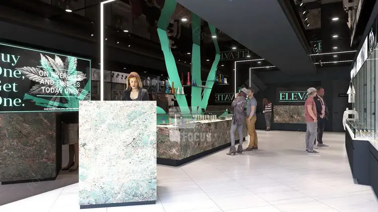 Smoke Shop Display Counter Glass Counter Display Tobacco Tobacco Shop ...