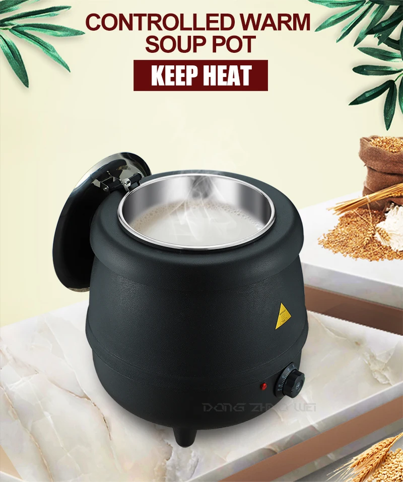 Buffet Supplies 13L Commercial Soup Furnace Buffet Warmer Tureen ...