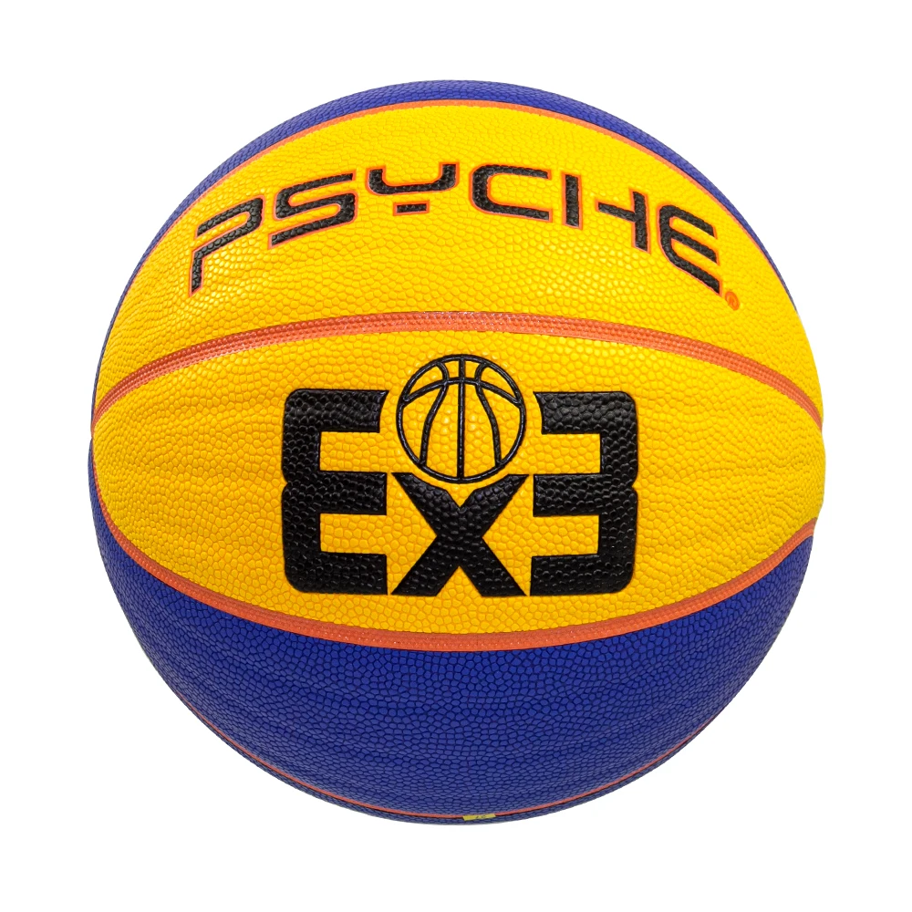 PSYCHE Youth Training Color Basketball Ball - Durable PU Leather
