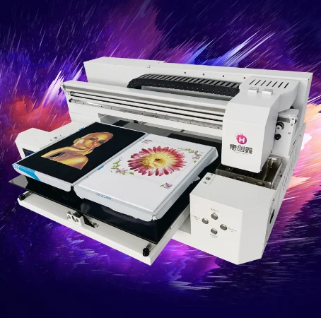 Small Printing Clothes Machine Clothing Logo Pattern Doublestation ...