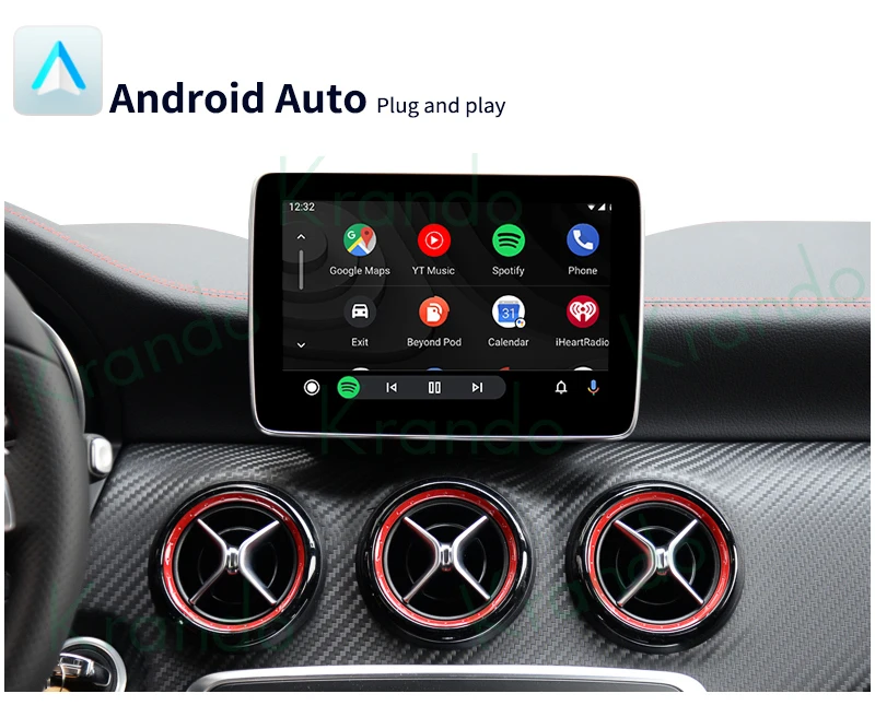 Krando Android Auto Interface Carplay For Mercedes Benz A Class W176 ...