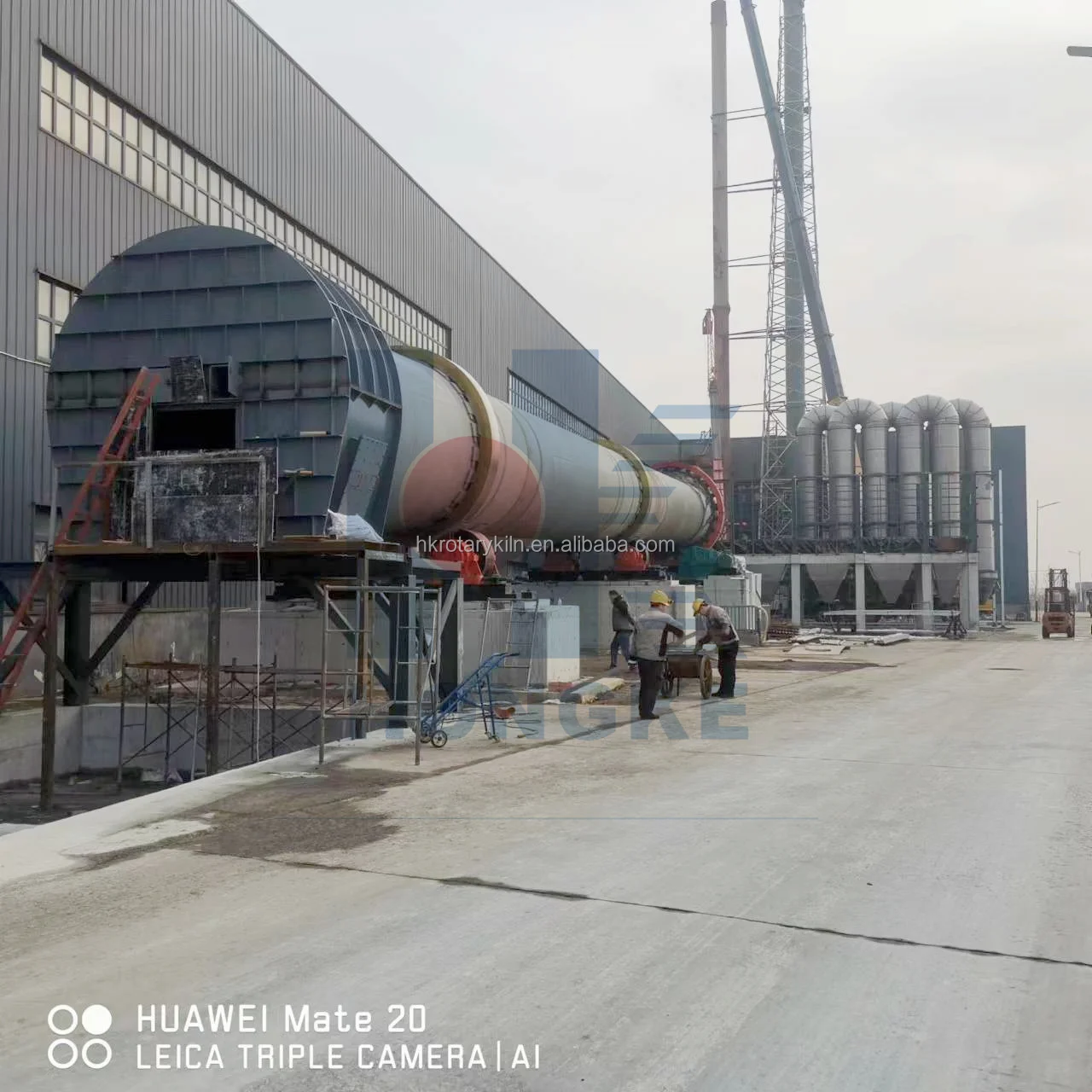 Secondary Zinc Oxide Rotary Kiln Production Line Flue Ash Zinc Oxide ...
