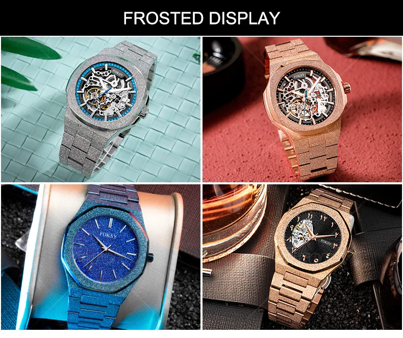 Custom Brand Stainless Steel Luxury Wrist Automatic Movement Mechanical ...
