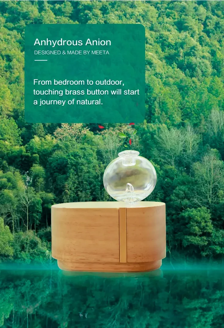 Vintage Wood and Glass Aroma Diffuser Container Luxury Household ...
