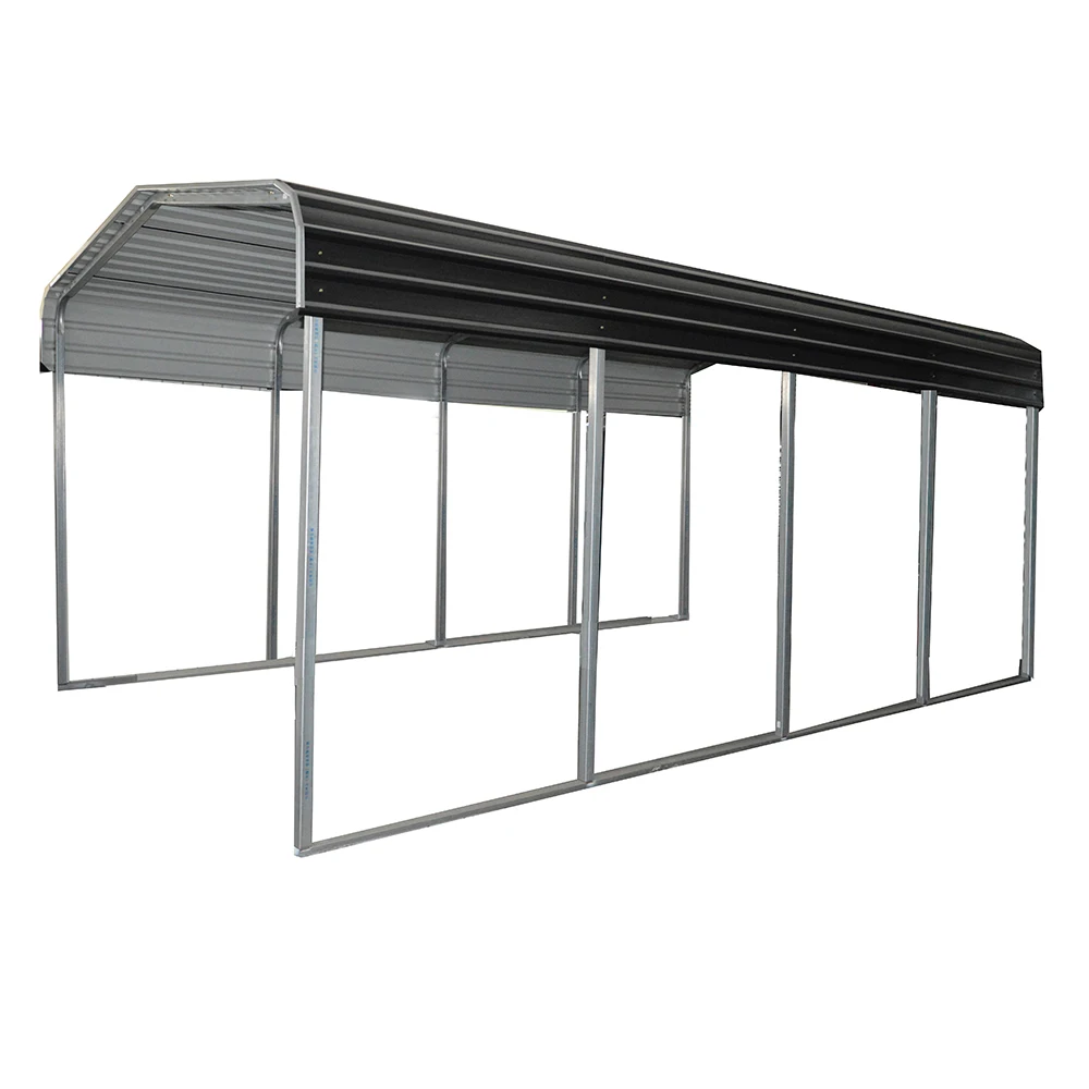 SGC1119-H240 Galvanized Carport Steel Tube Carports Outdoor Prefab Park ...