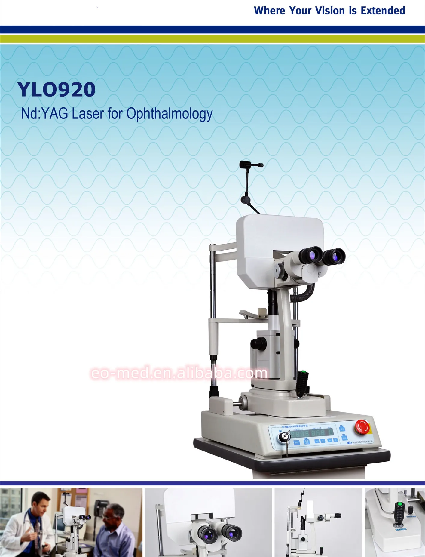 Ylo920 Yag Laser Ophthalmic Ophthalmic Laser Device With Lift Table ...