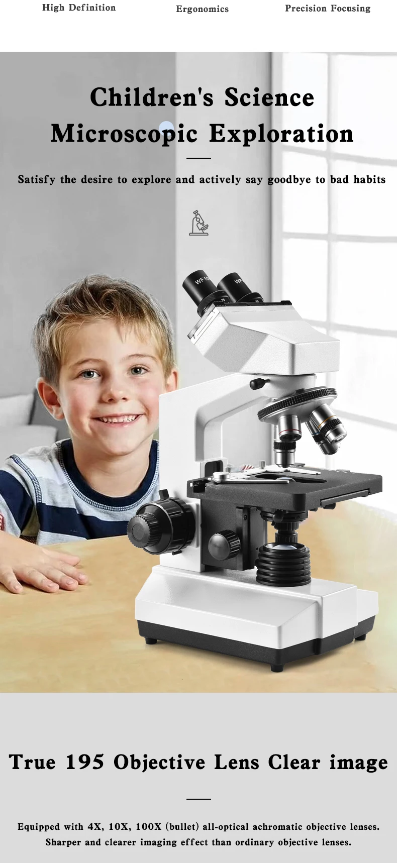 LUXUN XSZ-107BN Professional Microscope - Best Binocular