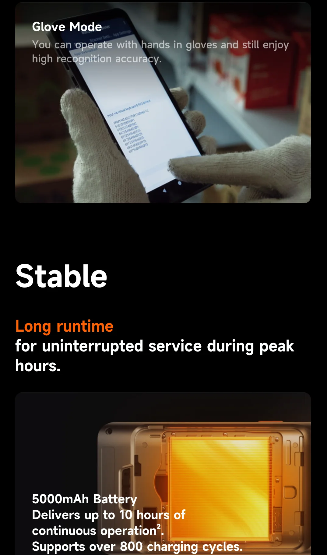 SUNMI L3 Portable Industrial PDA Long Range IP68 Rugged 6.75Inch ...