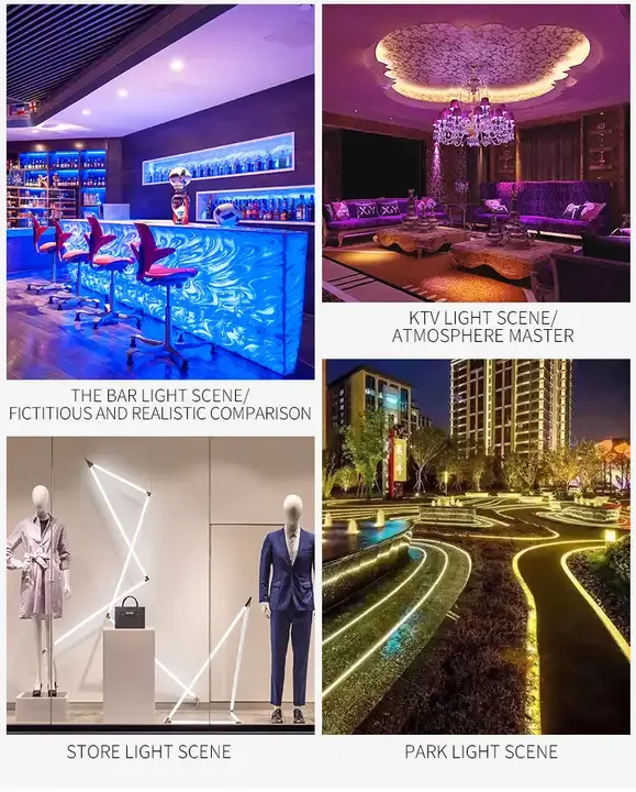 12V SMART LED Strip Light - RGB, Music Sync, Remote Control