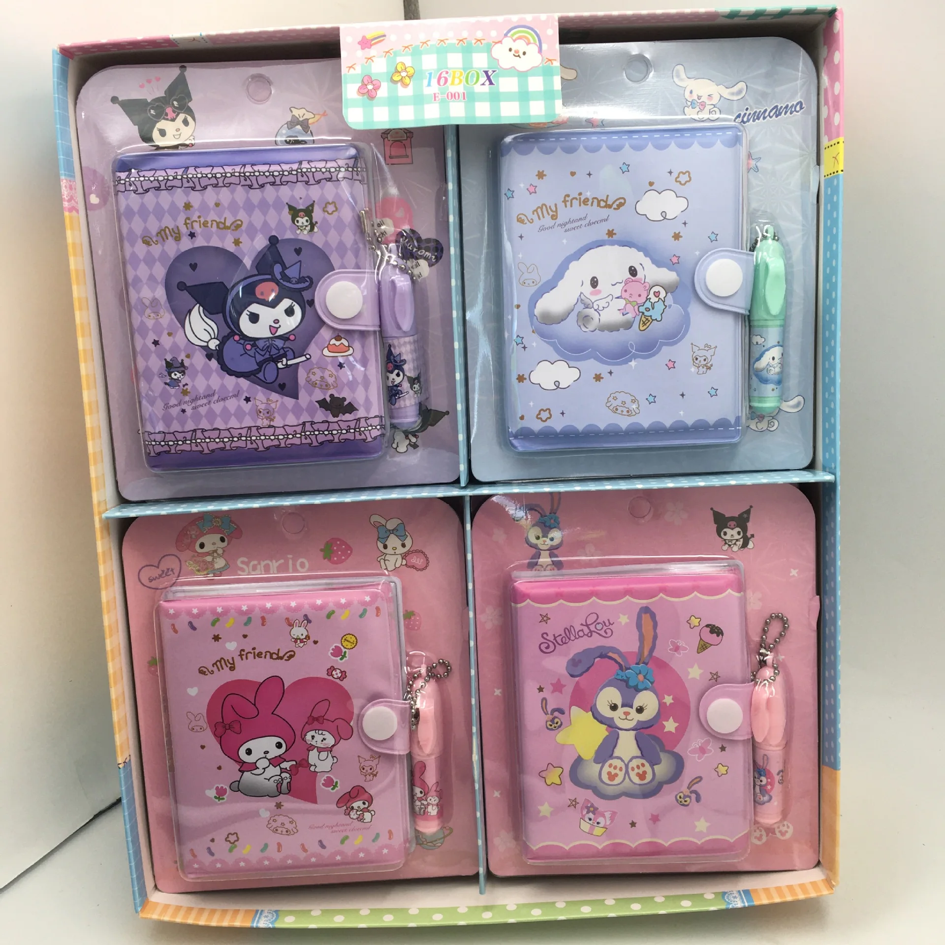 San-rio Kuromi Mymelody Cinnamoroll Notebook San-rio Series Anime Book ...