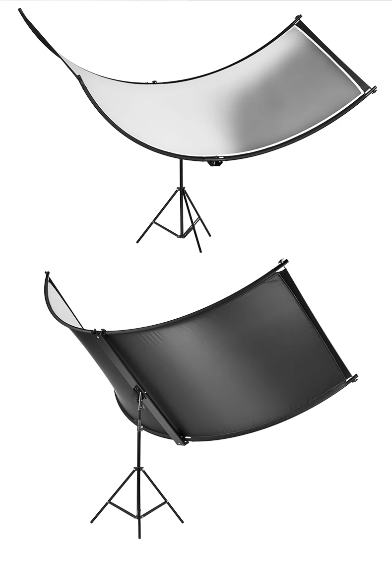 U-shape 60x180cm Arclight Curved Reflector Panel for Photography