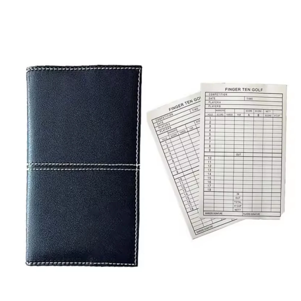 Primus Golf Personalized Deluxe Golf Score Card Holder Pu Leather Score ...