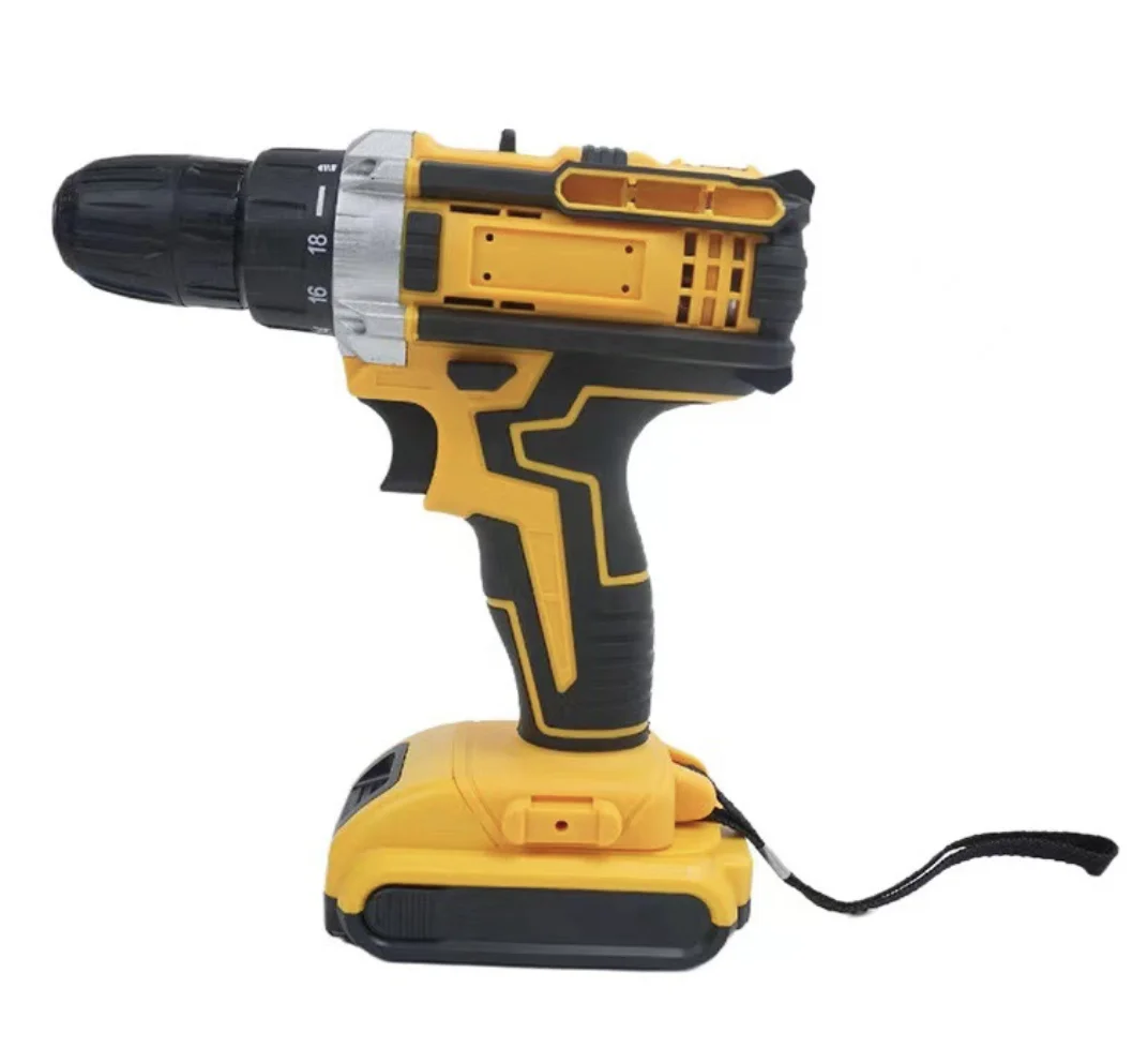 21V Cordless Impact Drill - Compact Lithium Battery Powered Drill Kit ...