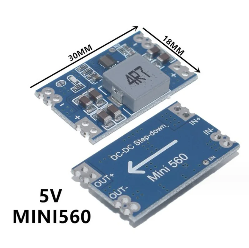 Mini560 Module 5a Dc To Dc Voltage Buck Stabilize Power Supply Board Output 3.3 5v 9v 12v - Buy ...