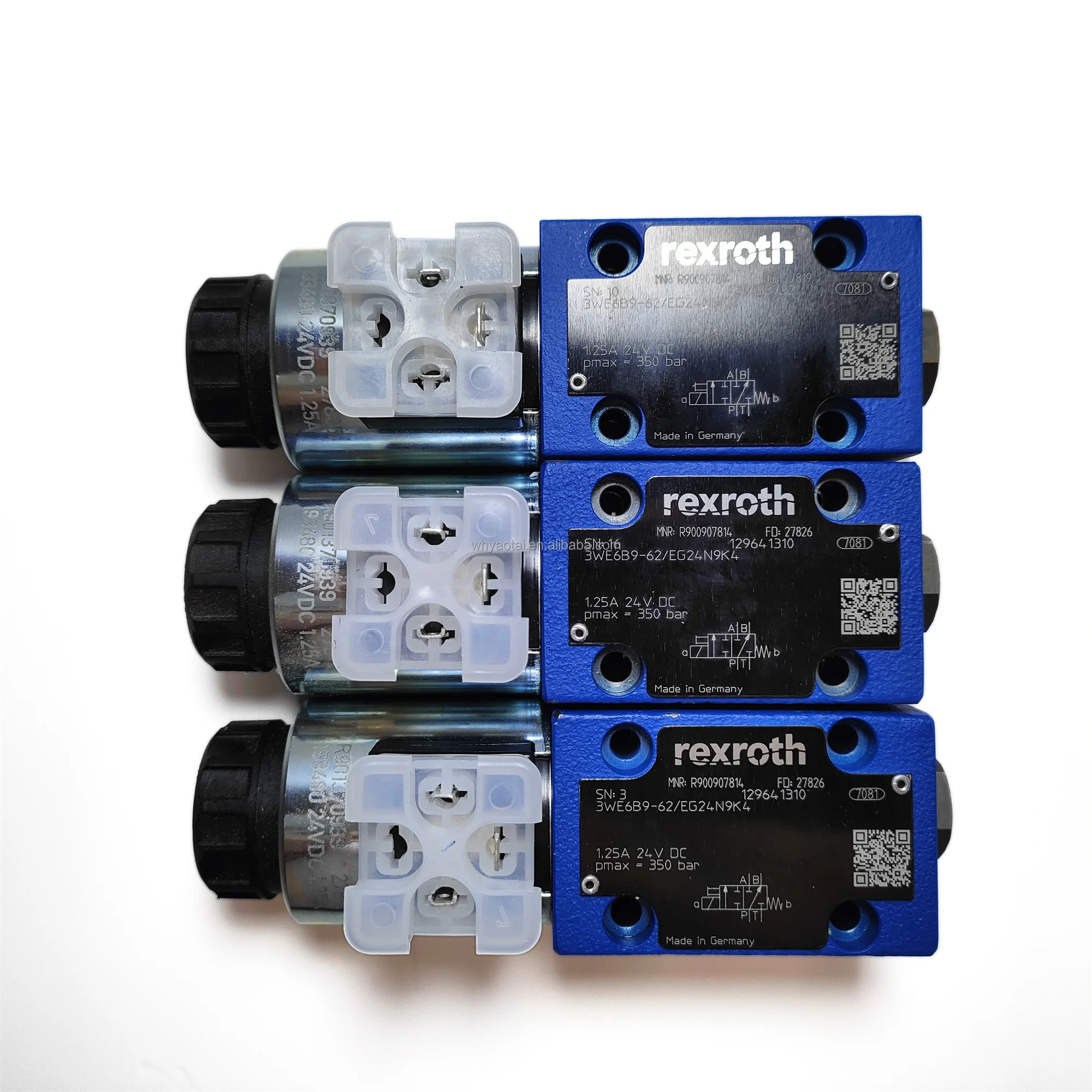 Rexroth Proportional Pressure Valve R900960161 3drep6b-1x/45a24n9k4m ...