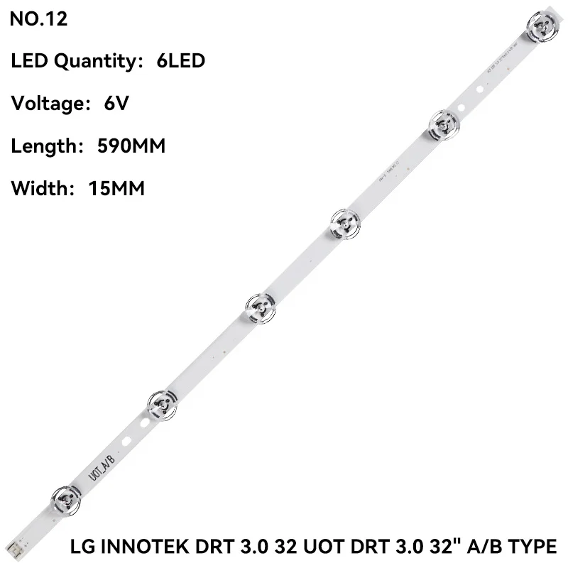 Led Backlight Strip For Lg 32lb Drt3.0 32 A-type Rev0.2 Tv Backlight ...