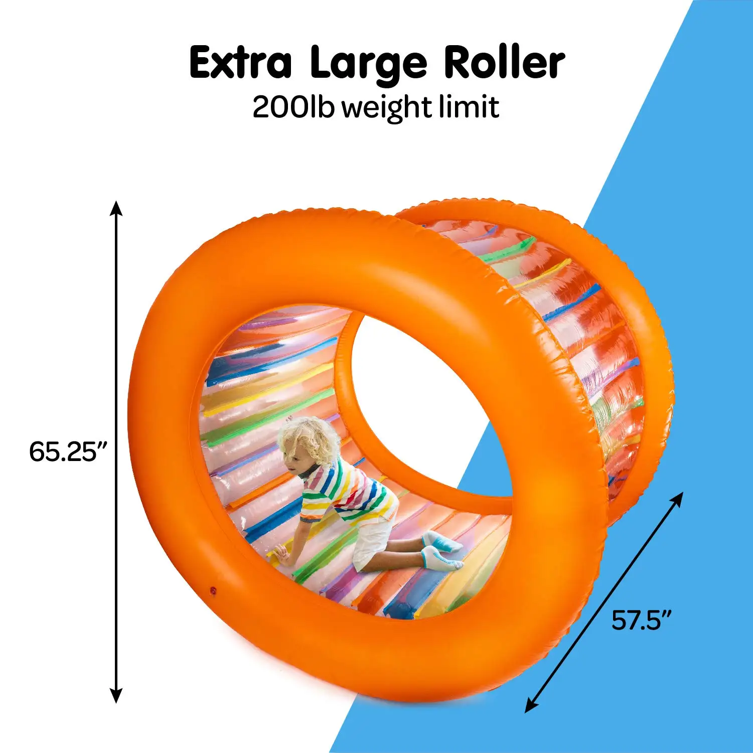 Wonderful 165cm Diameter Extra Large Roller Inflatable Rolling Wheel ...