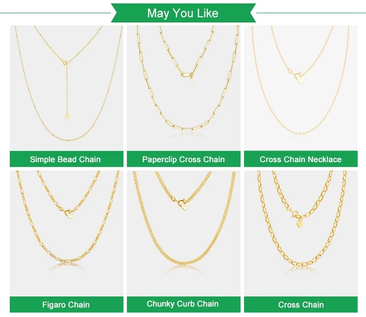 Factory Directly Wholesale Simple Necklace 925 Silver Gold Neck Chain ...