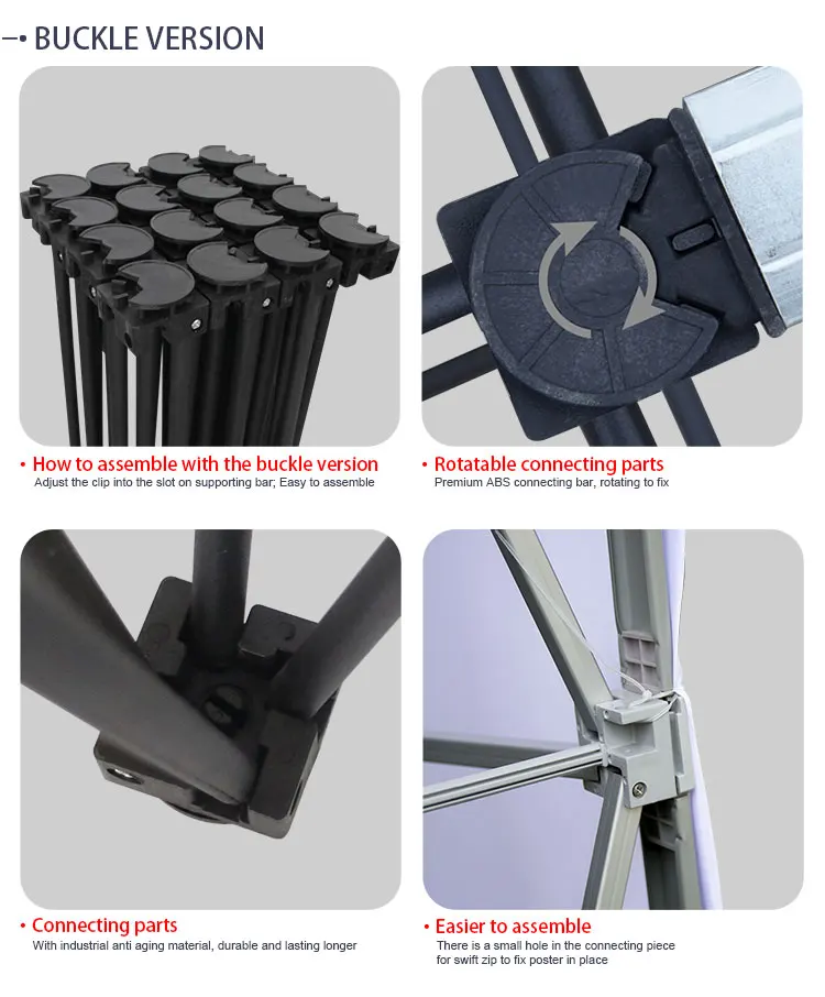 Modular Aluminum Mesh Collapsible Exhibition Stand Trade Show Display ...