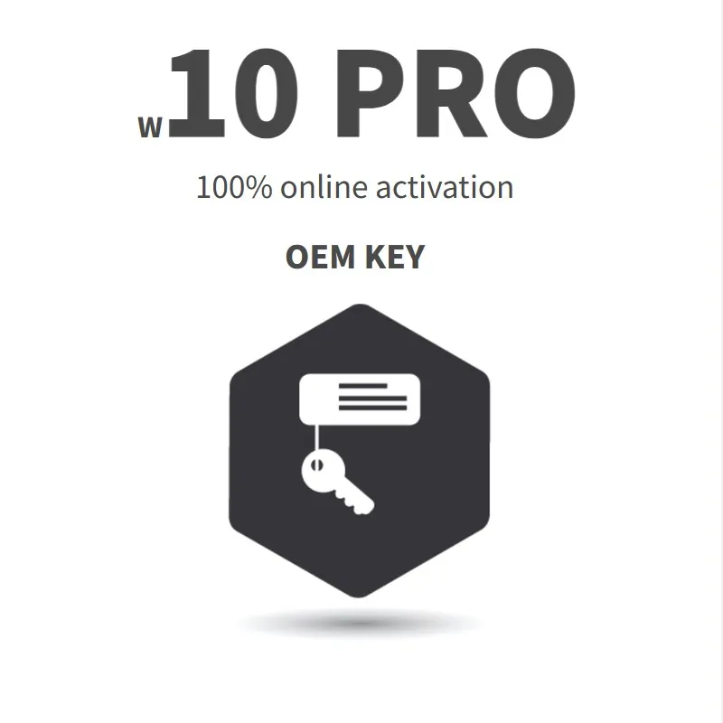 Genuine Win10 Pro Key Oem License Online Activation Sliver Label For ...