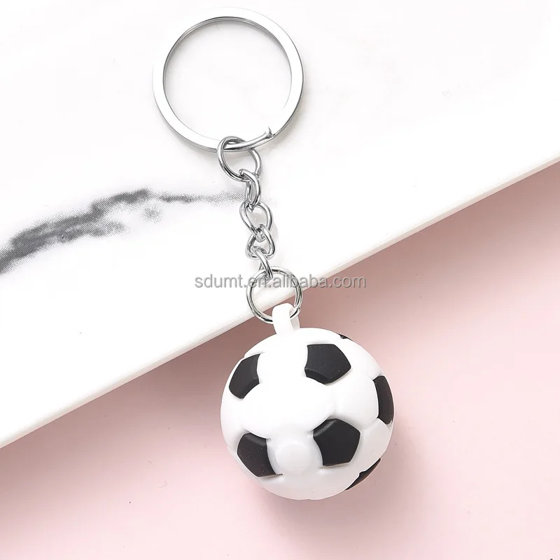 New Product Pvc Basketball Football Key Chain Rugby Key Ring Tennis ...