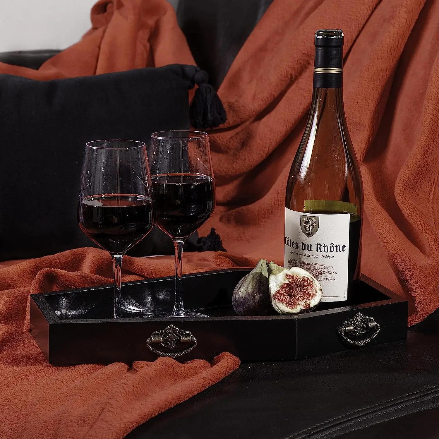 Gothic Coffin Tray Spooky Decorative Wooden Goth Home Decor Tray For ...