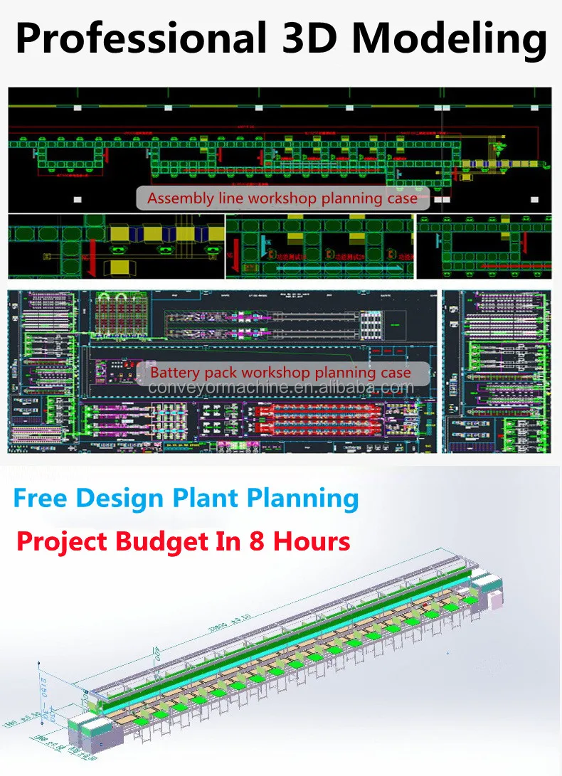 Low Cost Automated Assembly TV Production Line - ZDH-TV001
