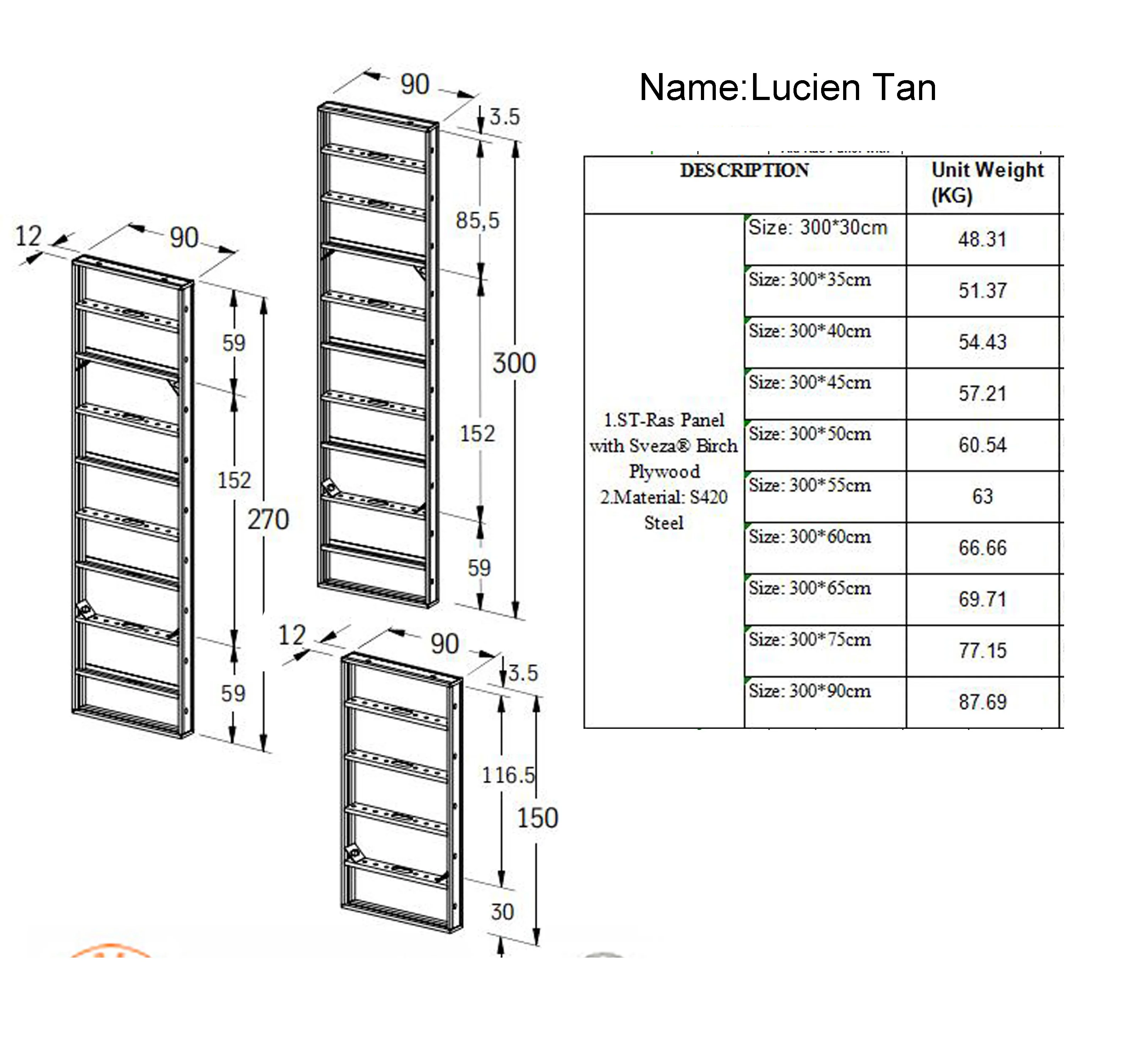60KN/M2 Load Steel Rasto Formwork - Durable Concrete Solutions