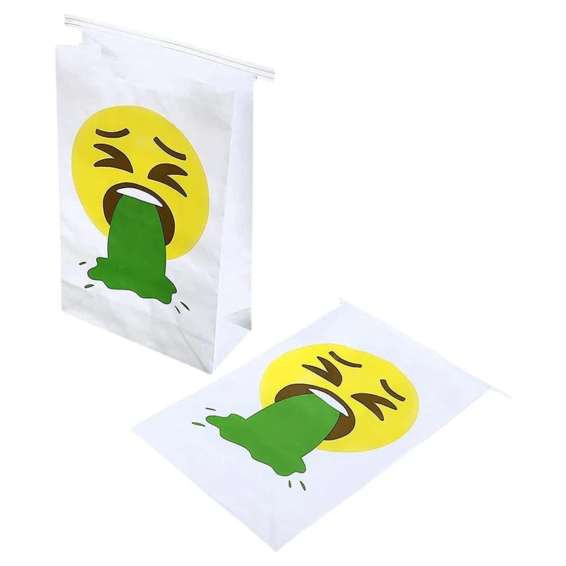 Custom Printed Airplane Vomiting Bags Print Biodegradable Kraft ...