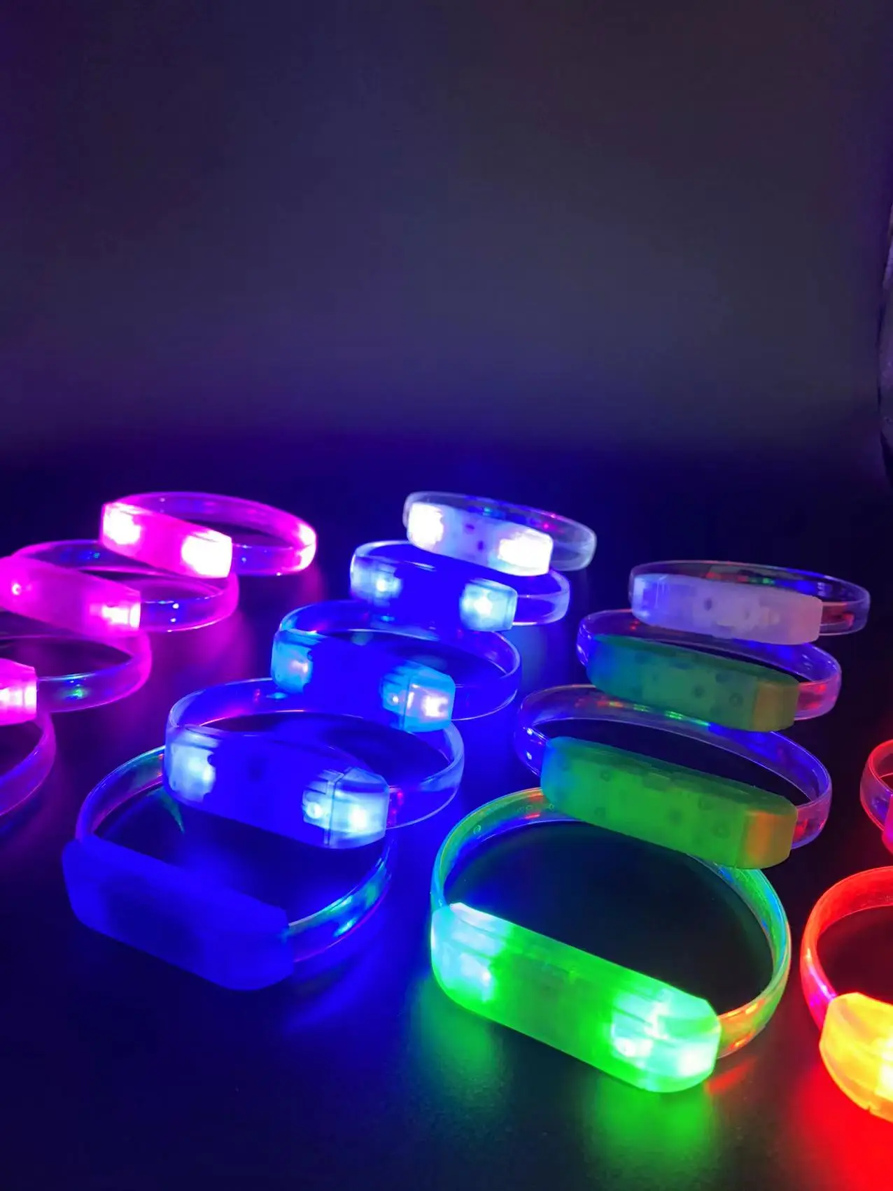 Logo Custom LED Bracelets Music Activated Party Supplies for Kids ...