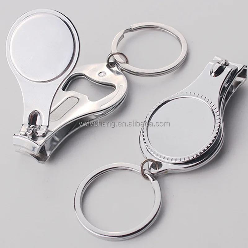 Stainless Steel Nail Clipper Key Chains 3 in 1 - LVCHANG