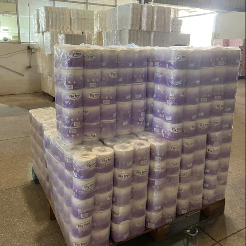 Wholesale Embossed Virgin Bamboo Pulp Tissue Paper