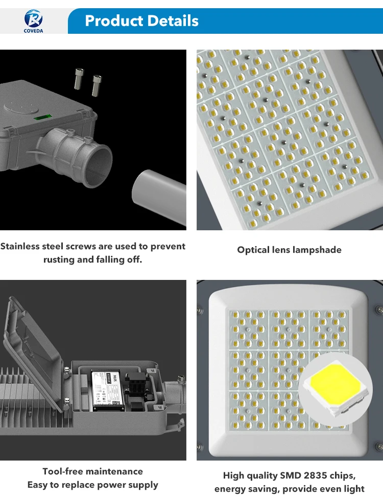 High Quality LED Street Lights - IP65 Waterproof & Efficient