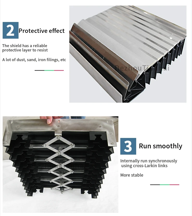 Machine Lamella Bellows Cover Armored Bellows Cover Lamella Protective ...