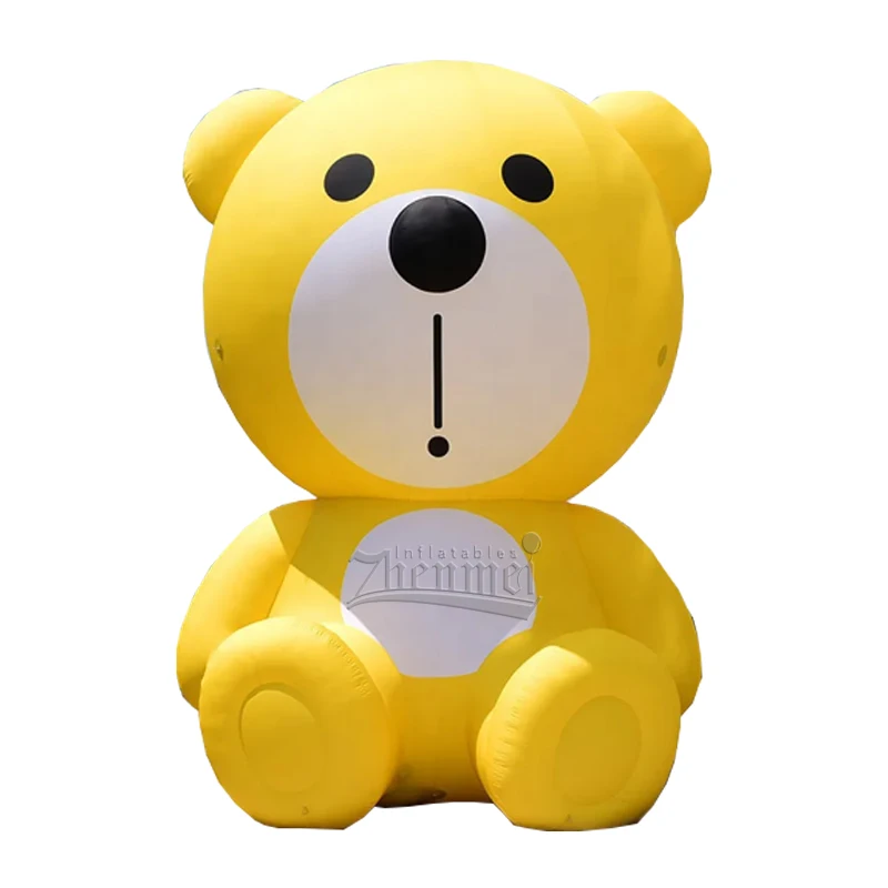 Giant Yellow Inflatable Bear Inflatable Cartoon Model Decoration For ...