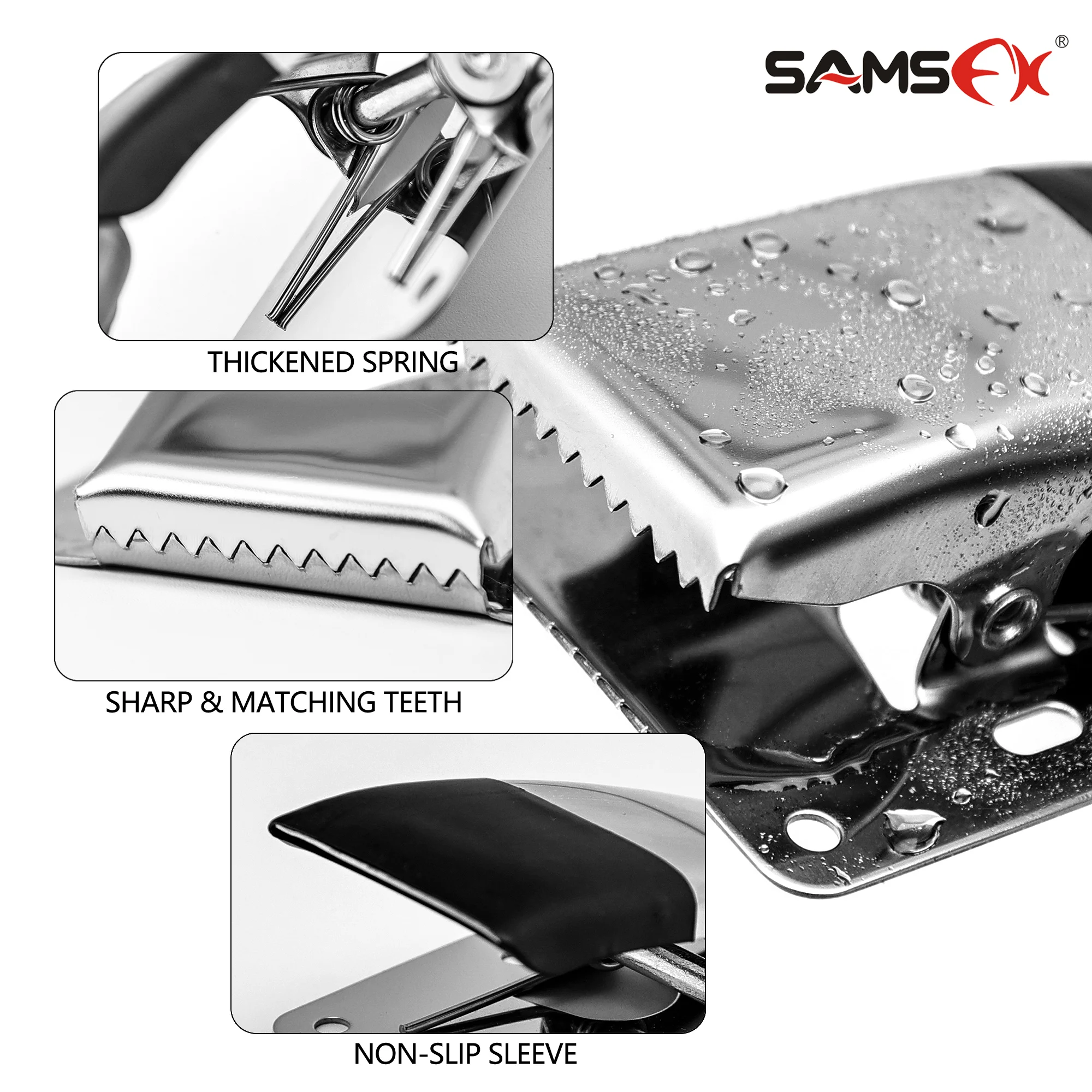 SAMSFX Fish Cleaning Board Tools - Fillet Clamps & More