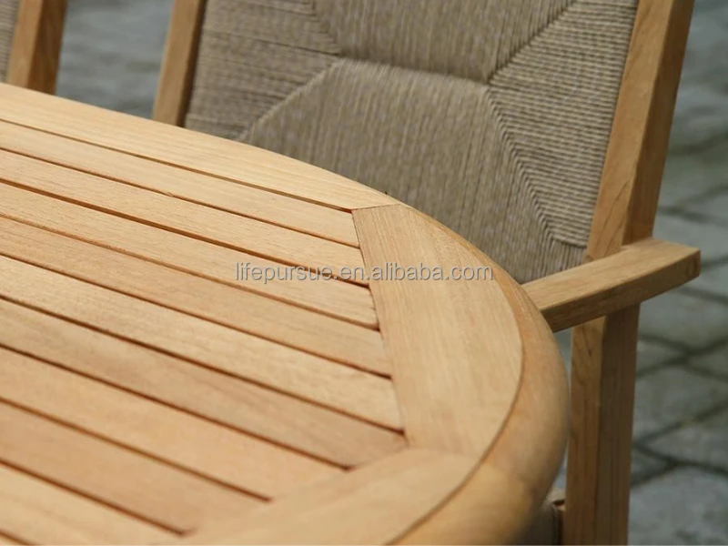 Outdoor Solid Teak Wood Table Tops - Durable & Stylish