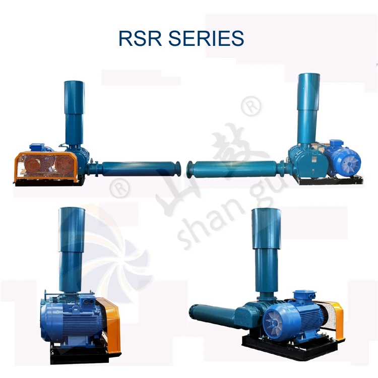 Roots Blower Aquaculture Aeration Aerator Sewage Treatment Aerator Three-leaf Roots Blower ...
