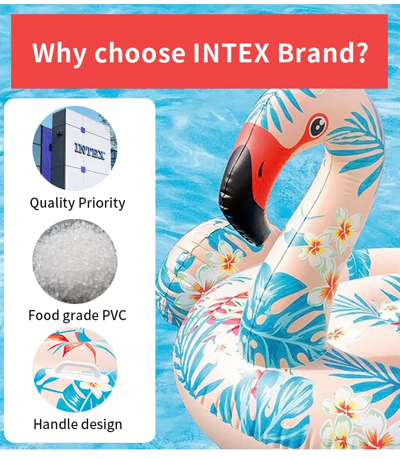 Intex 57559 Animal Shape Color Printing Inflatable Crane Kids Swimming ...