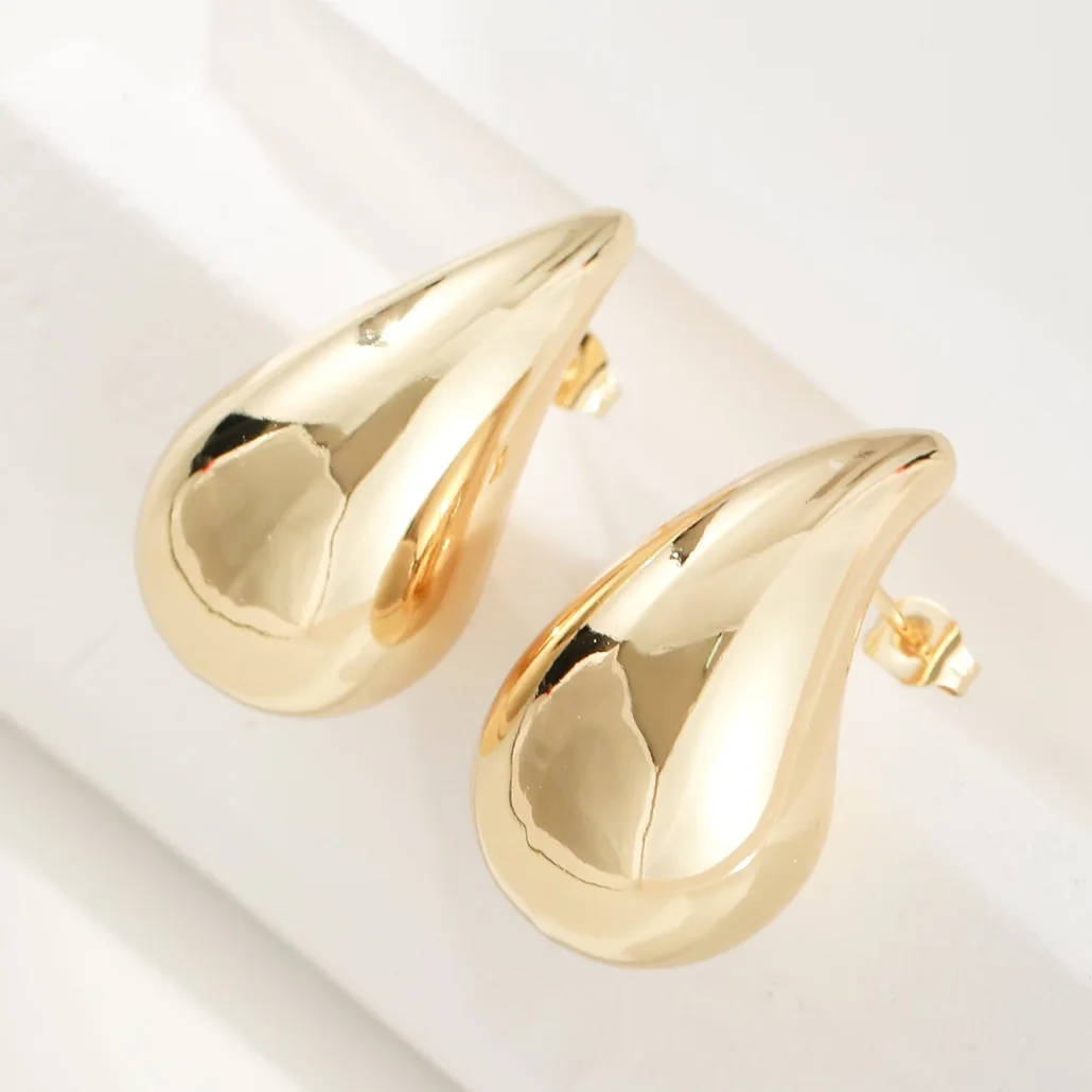 New Arrivals Fashion Earring Design Hoop Earring Jewelry 18 Karat Gold ...