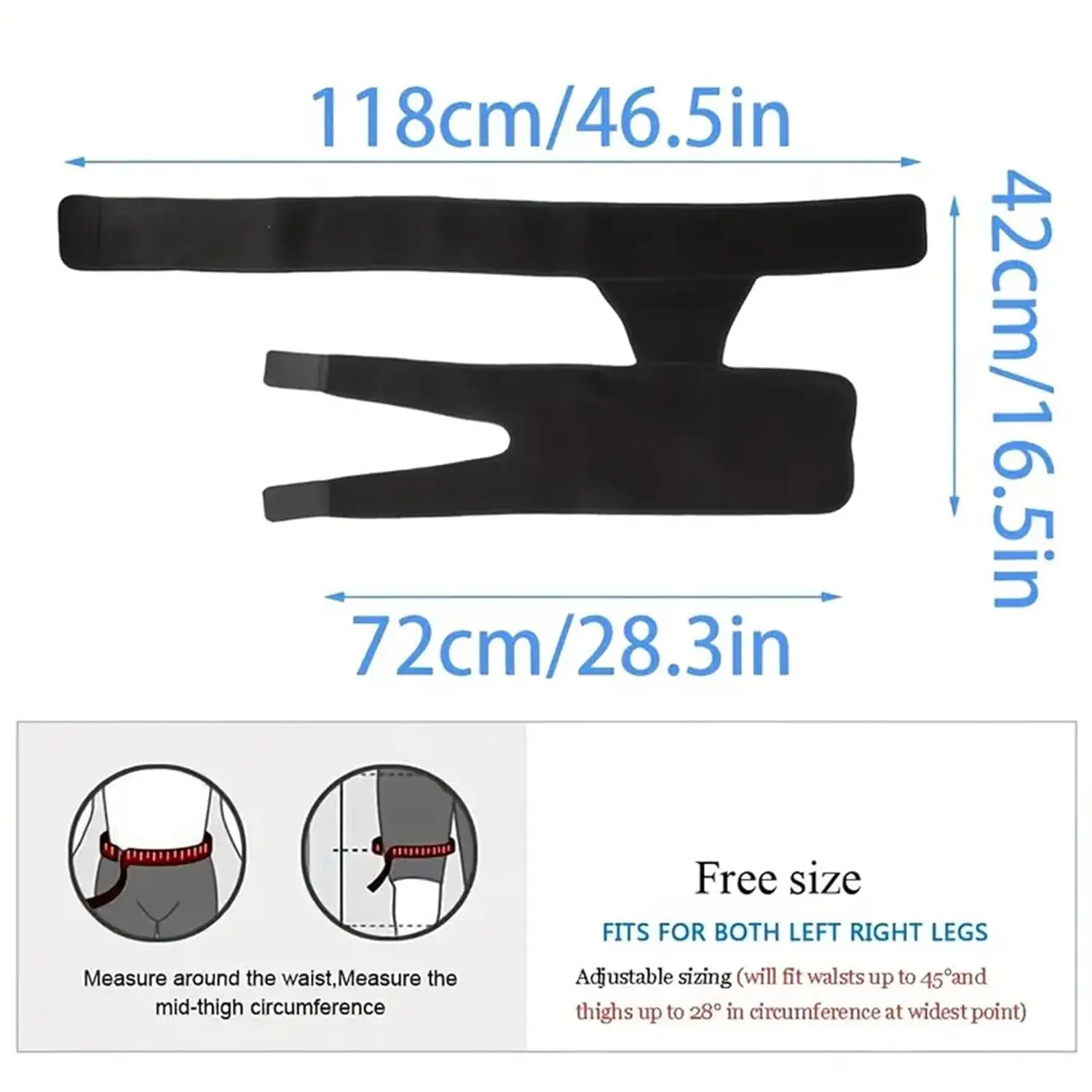 Sciatica Nerve Pain Relief Thigh Compression Brace Hip Joints Arthritis ...