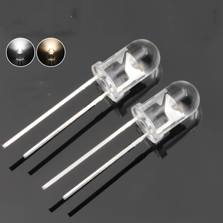 Jstronic Short Leg Led Diode 5mm 3000k 4000k 5000k 6000k White Color ...
