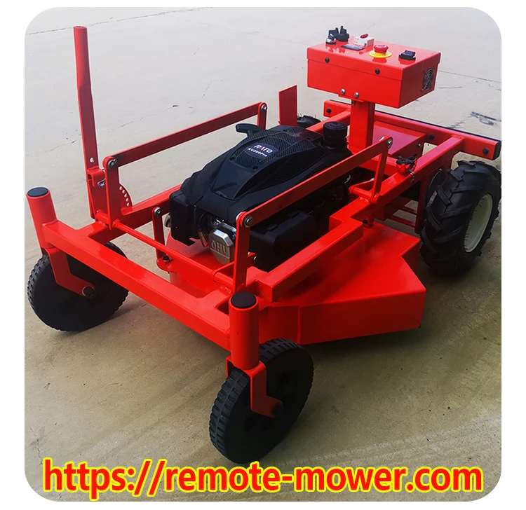 4wd Remote Control Lawn Mower Robot Radio Controlled Grass Cutting ...