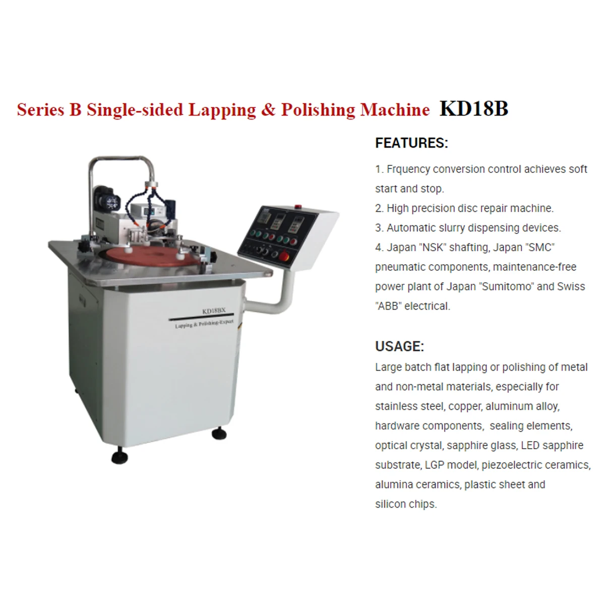 Wafer Polisher Lapping And Polishing Machine Surface Planer Grinder ...