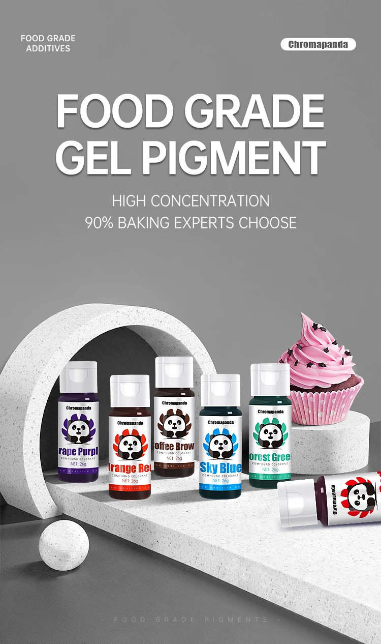 Factory Sale Gel Additive Vibrant Cream Cake Decoration Baking Pigment ...