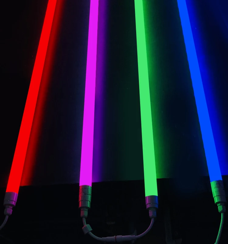 Decorative Linkable Tube Light Linear Pendant Color 360 Degree Led Tube ...