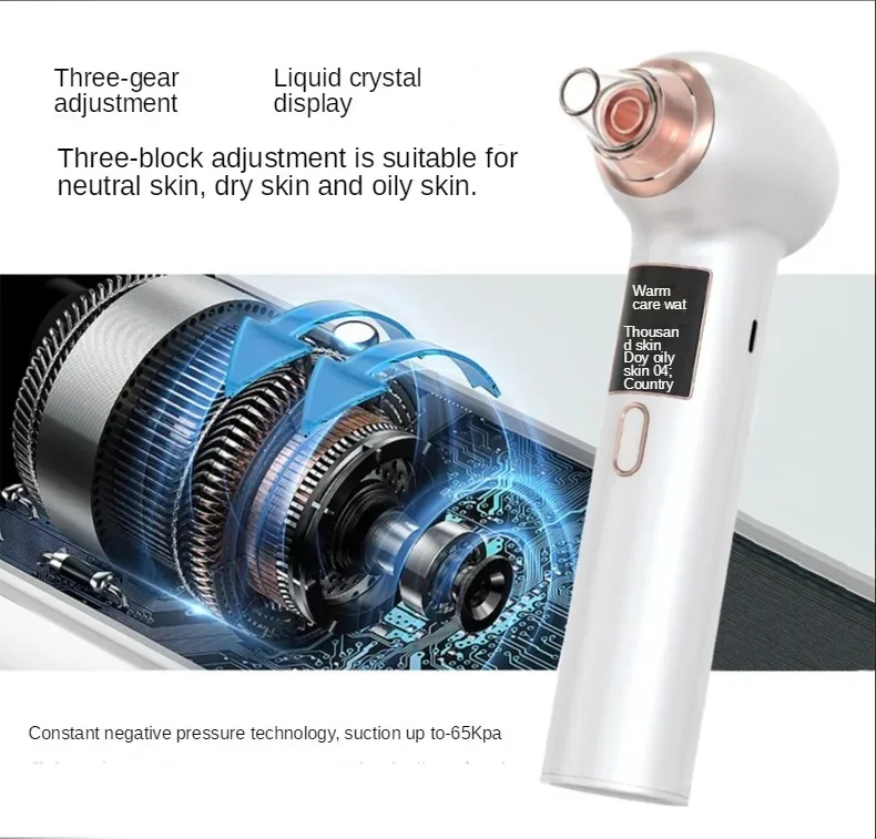 Blackhead Suction Device Electric Small Bubble Visualization Pore ...